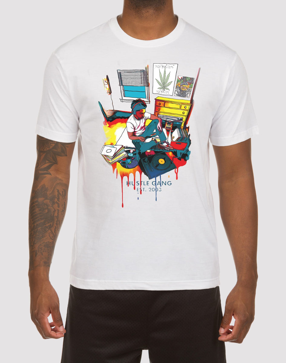 Hustle Gang Lofi White Tee – DTLR