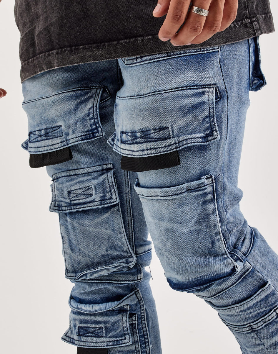 Kloud 9 Stacked Cargo Jeans – DTLR