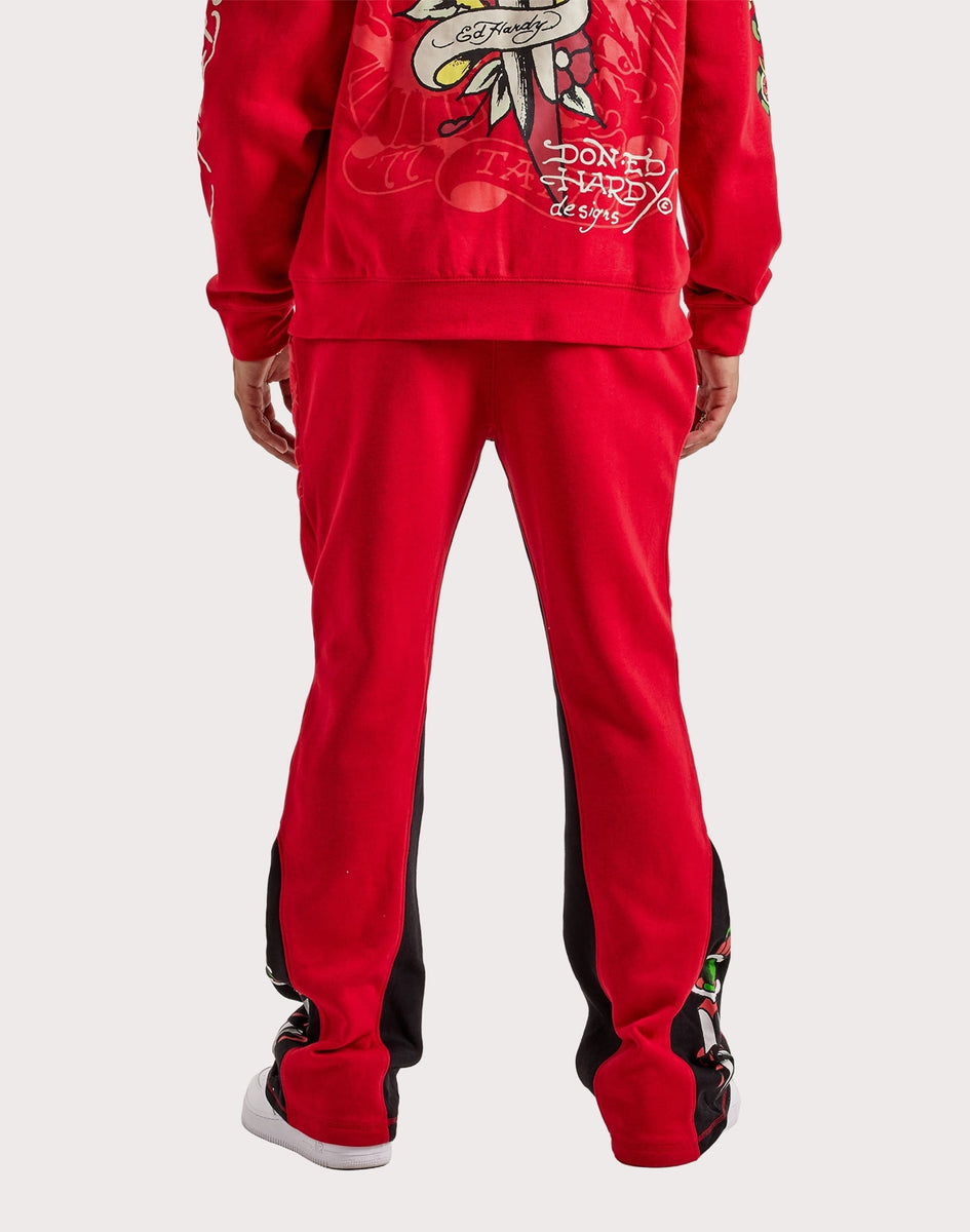 Ed Hardy Eagle Tiger Bootcut Sweatpants – DTLR