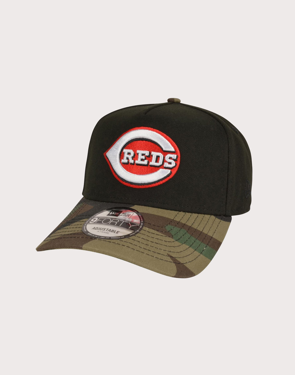 New Era MLB Cincinnati Reds 9FORTY A-Frame Camo Bill Snapback Hat – DTLR