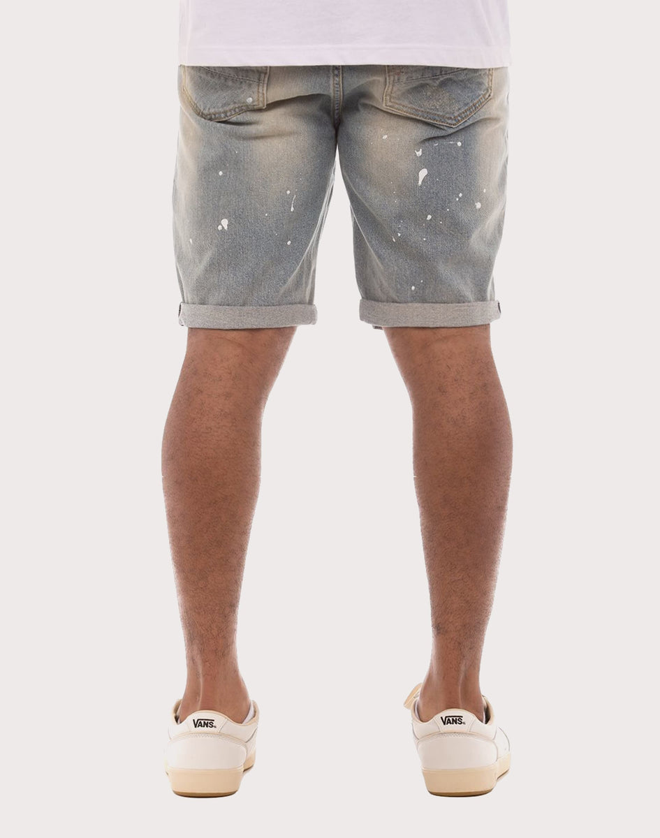Akoo Stark Denim Blue Short – DTLR