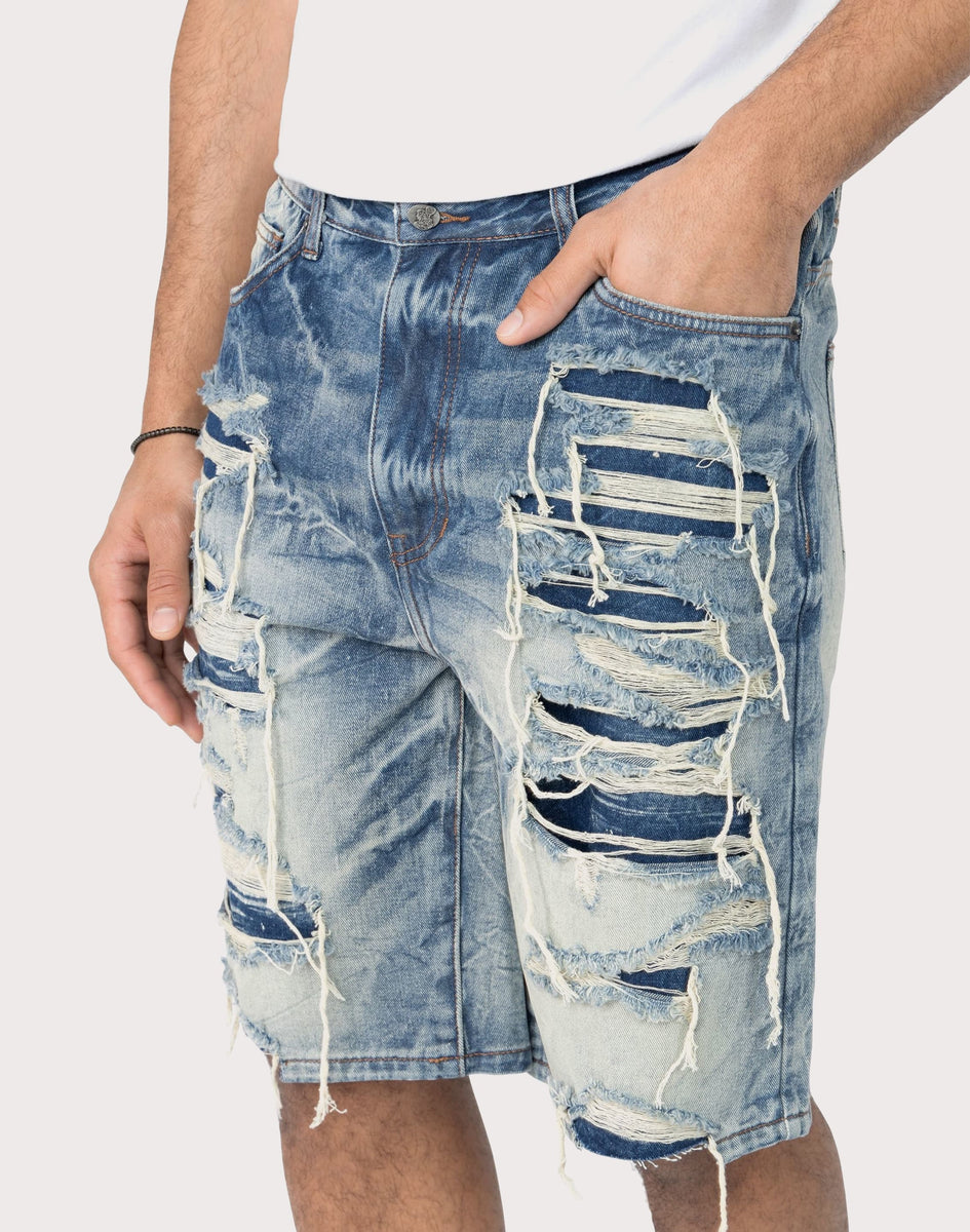 Grindhouse Extreme Rip Denim Shorts – DTLR