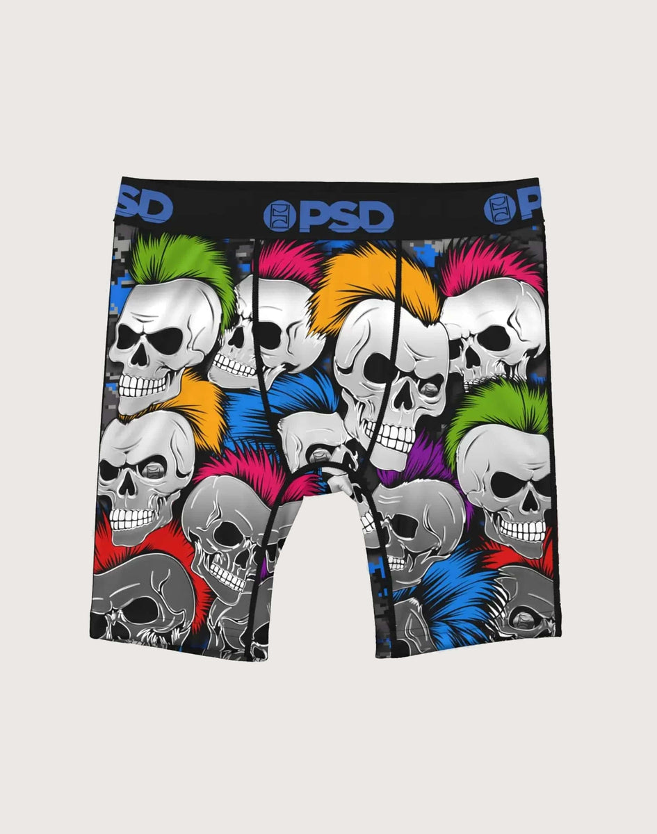 Psd Underwear Skull Hawk Boxer Briefs Grade-School – DTLR