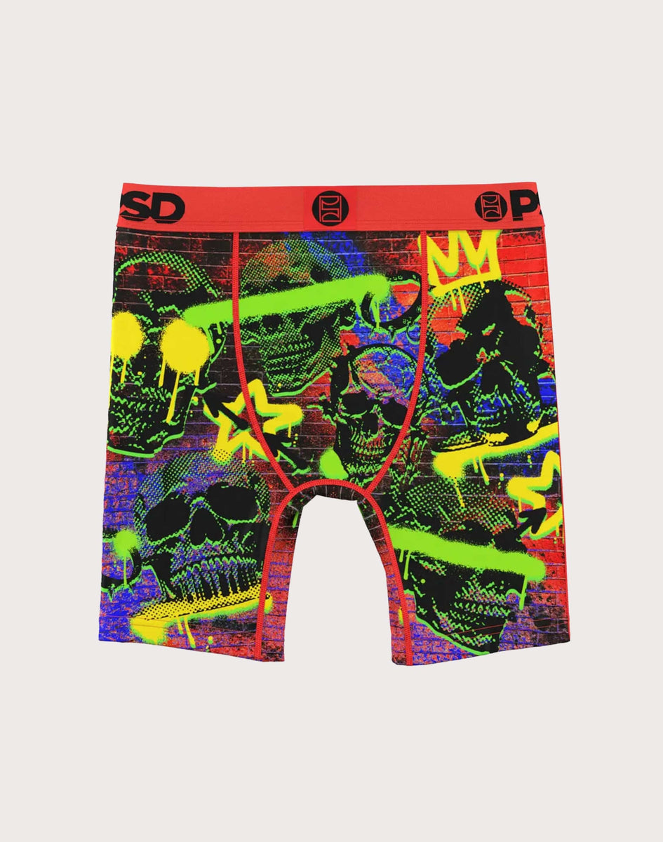 Psd Underwear Skull Drop Boxer Briefs Grade-School – DTLR