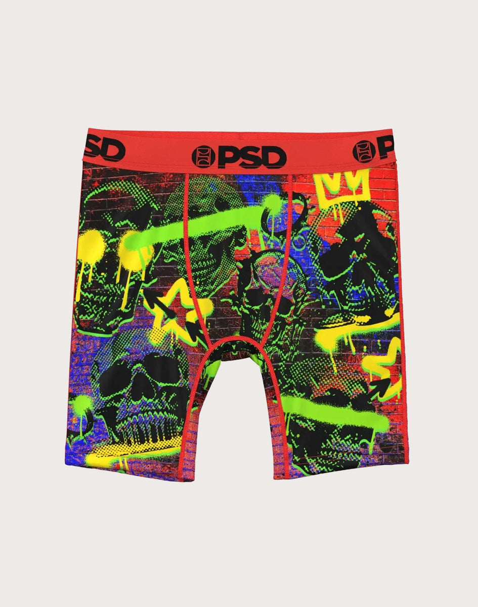Psd Underwear Skull Drop Boxer Briefs Grade-School – DTLR