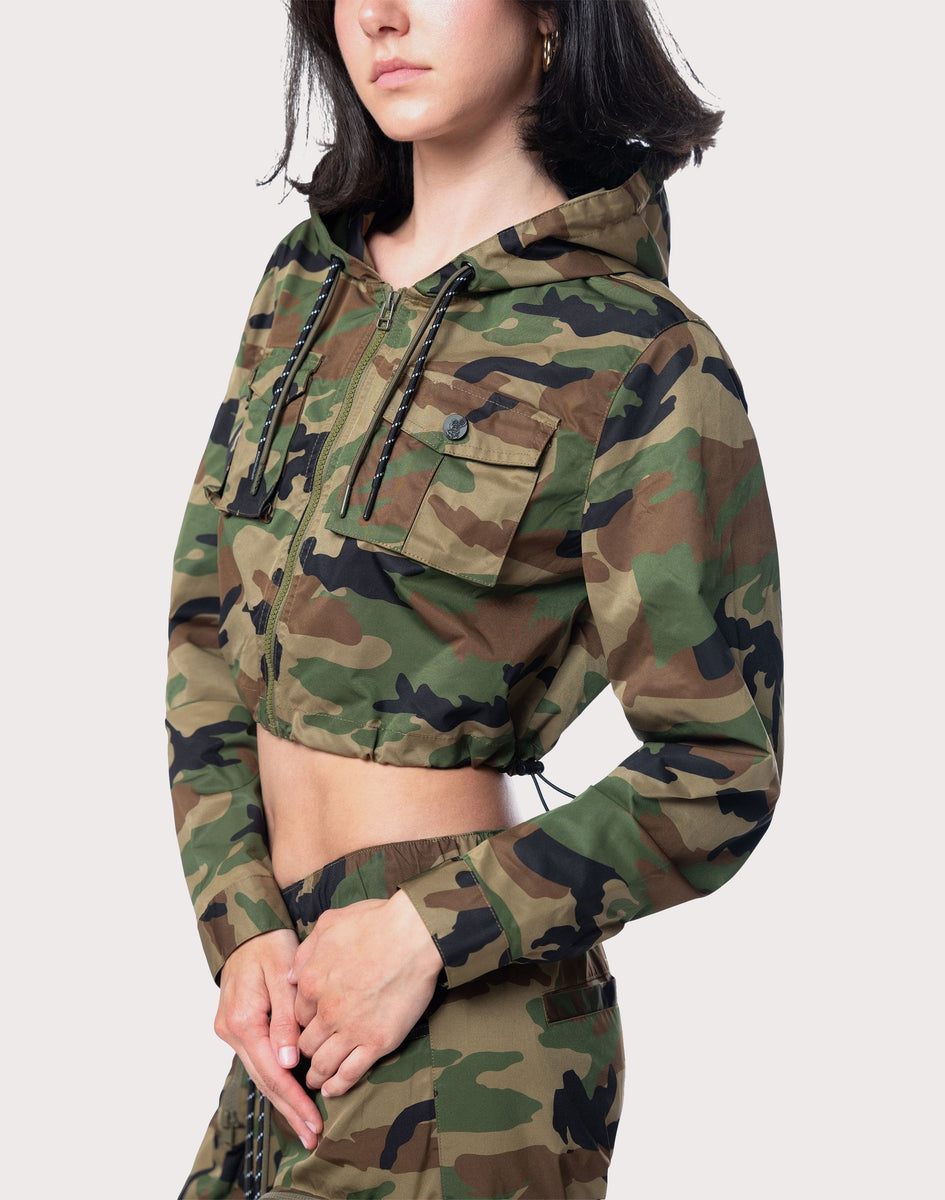 Grindhouse Nylon Cropped Camo Jacket – DTLR