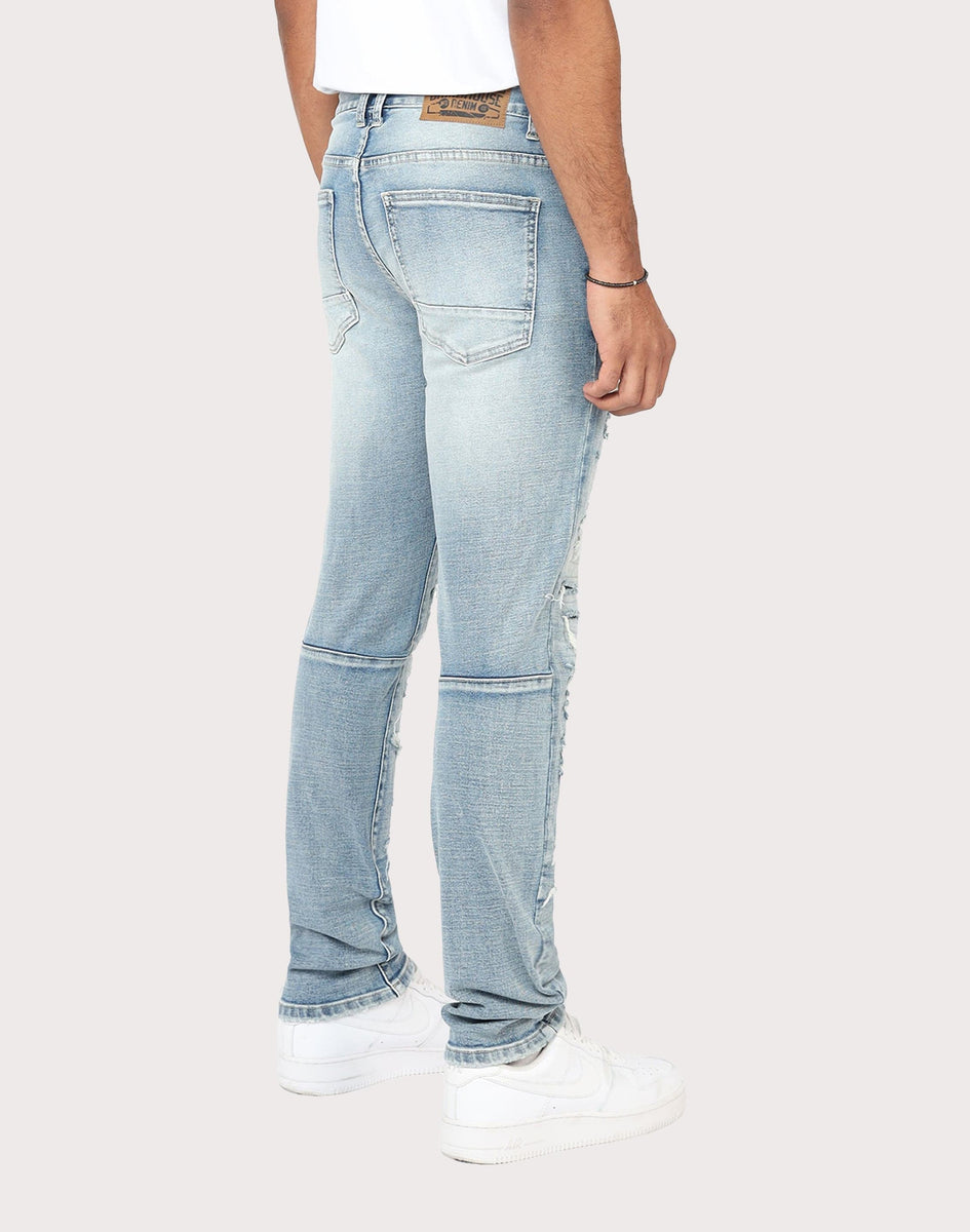 Grindhouse Ashley Slim Fit Heavy Distressed Denim Jeans – DTLR