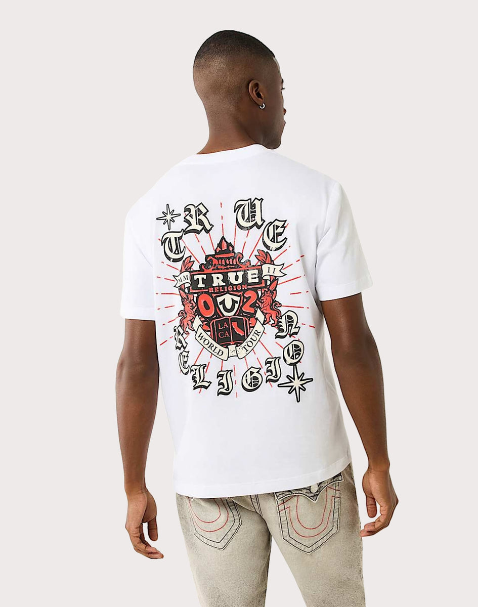 True Religion Shining Crest Tee – DTLR