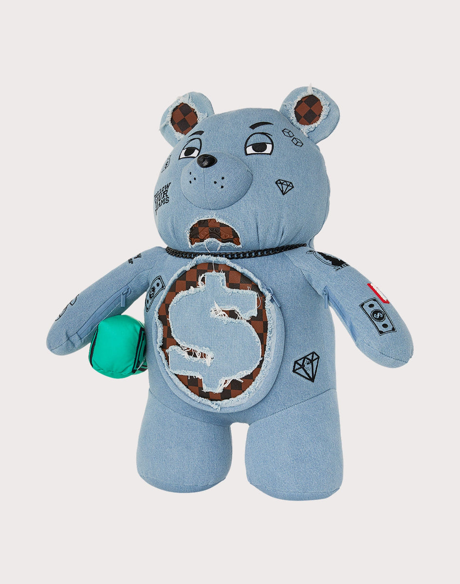 Sprayground Denim Moneybear Backpack – DTLR