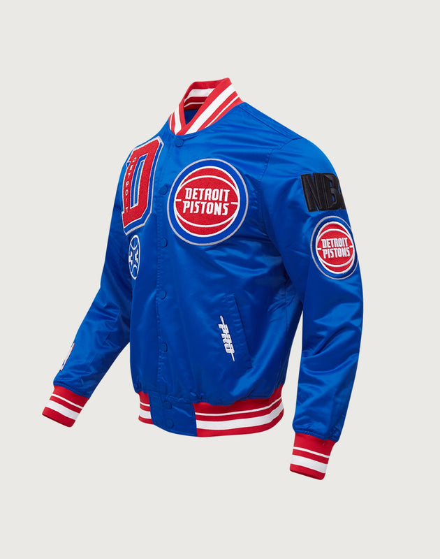 Pro Standard NBA Detroit Pistons Mashup Rib Satin Jacket – DTLR