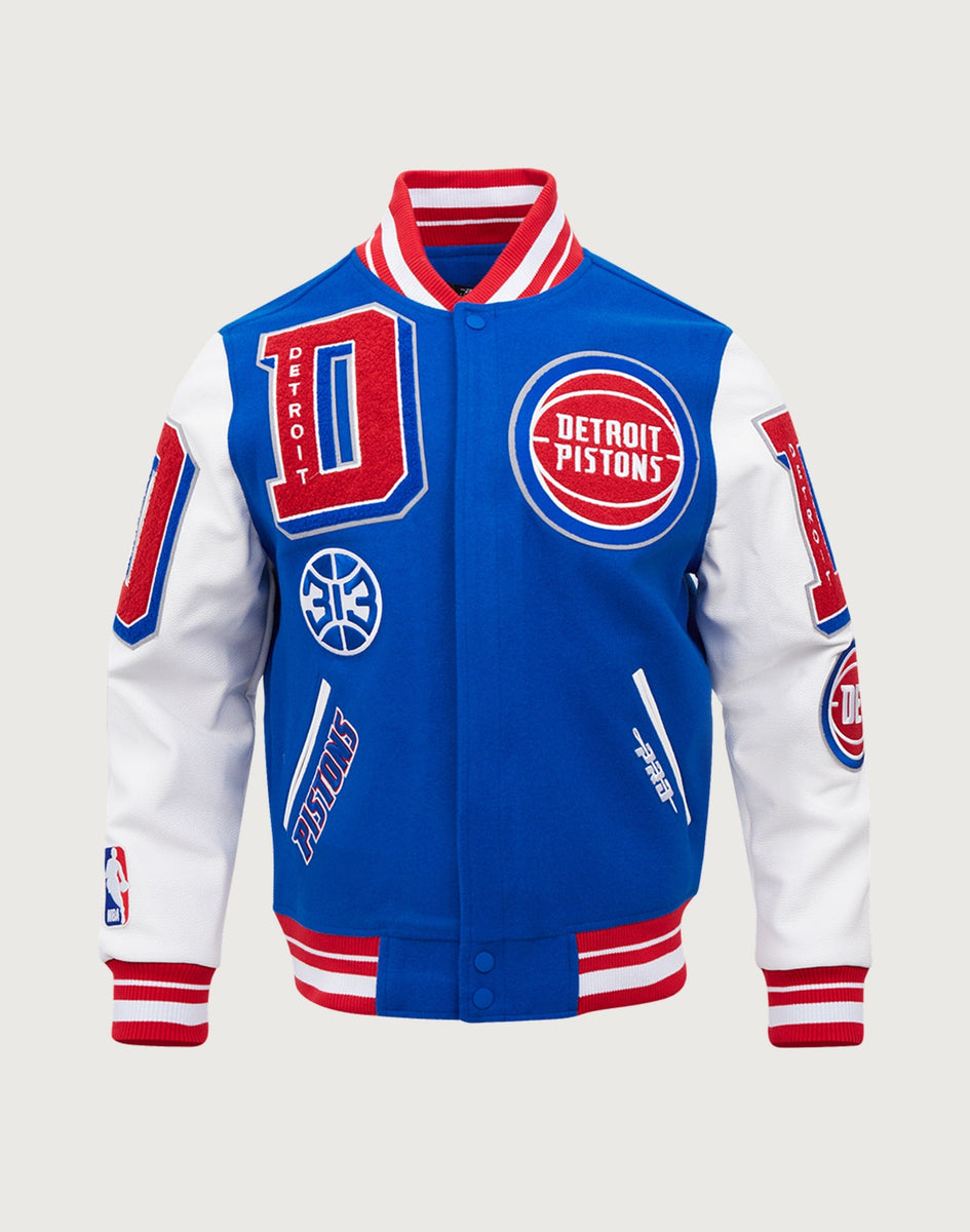 Pro Standard NBA Detroit Pistons Mashup Rib Wool Varsity Jacket – DTLR