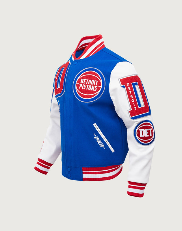 Pro Standard NBA Detroit Pistons Mashup Rib Wool Varsity Jacket – DTLR