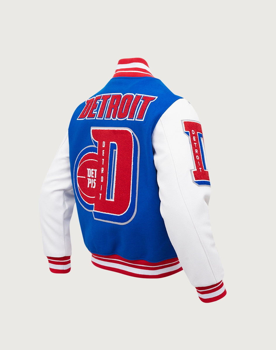 Pro Standard NBA Detroit Pistons Mashup Rib Wool Varsity Jacket – DTLR