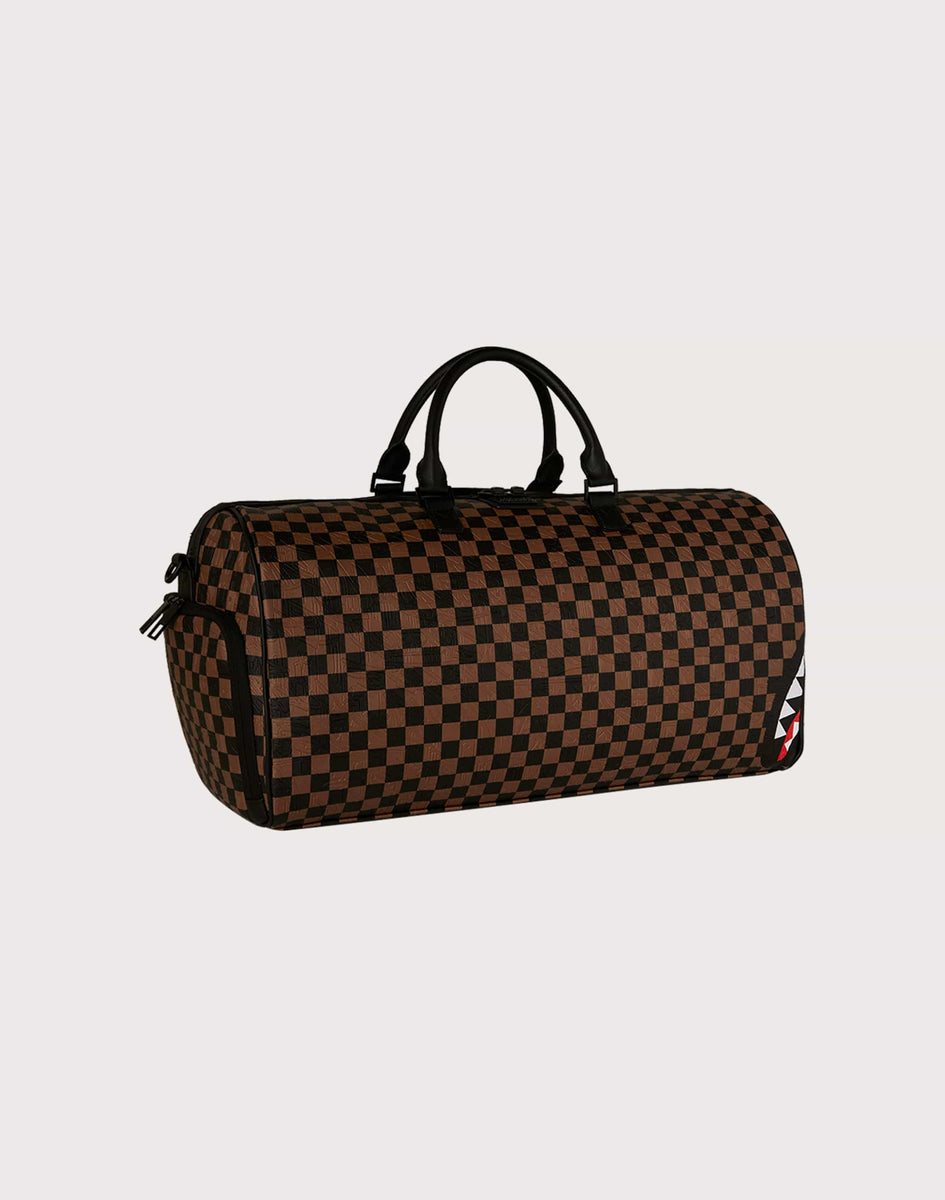 Sprayground Checkered Embossed Duffle Bag – DTLR