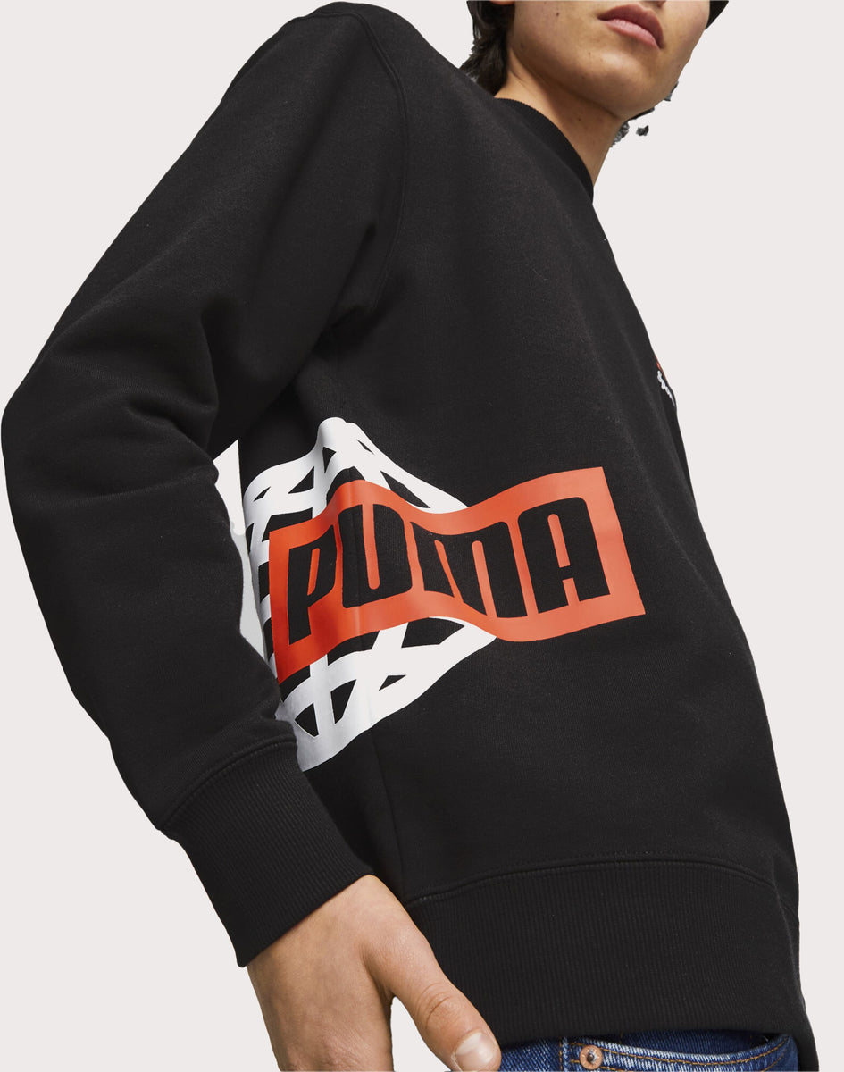 Puma Brand Love Fleece Crewneck Sweatshirt – DTLR