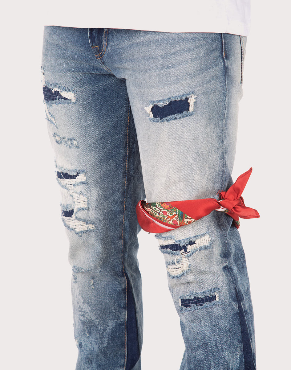 Akoo Monarch Slim Fit Stack Jeans – DTLR