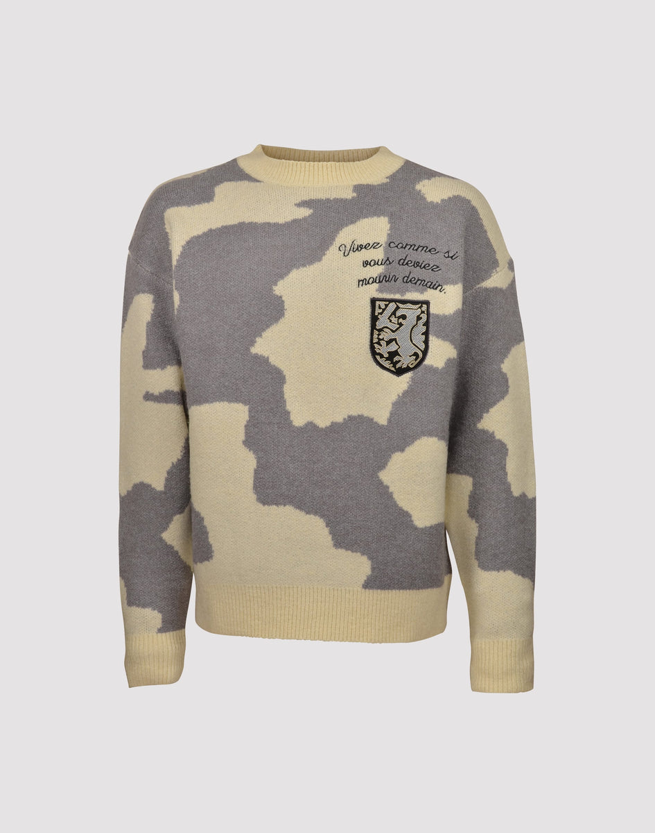 Grindhouse Spot Varsity Grey Sweater – DTLR