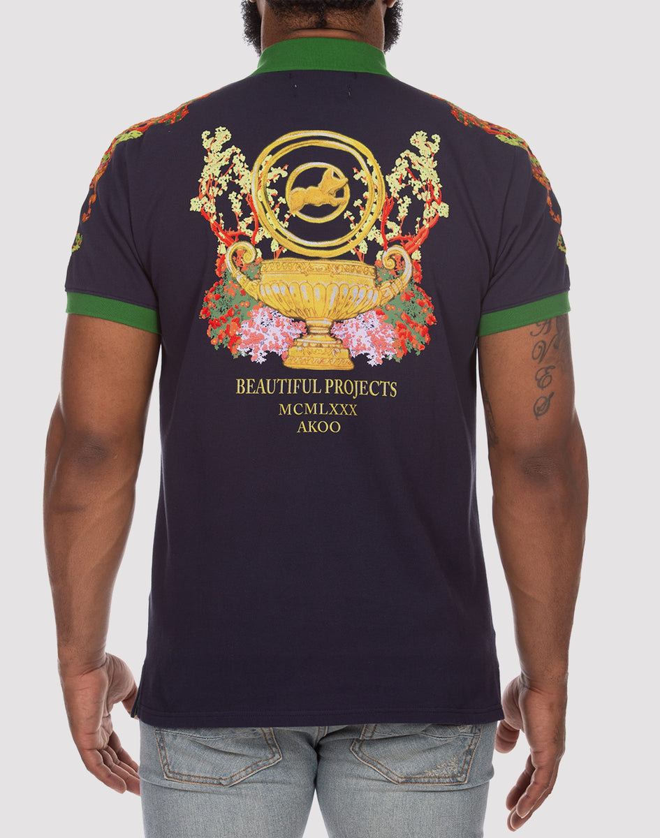 Akoo Greenery Blue Polo – DTLR