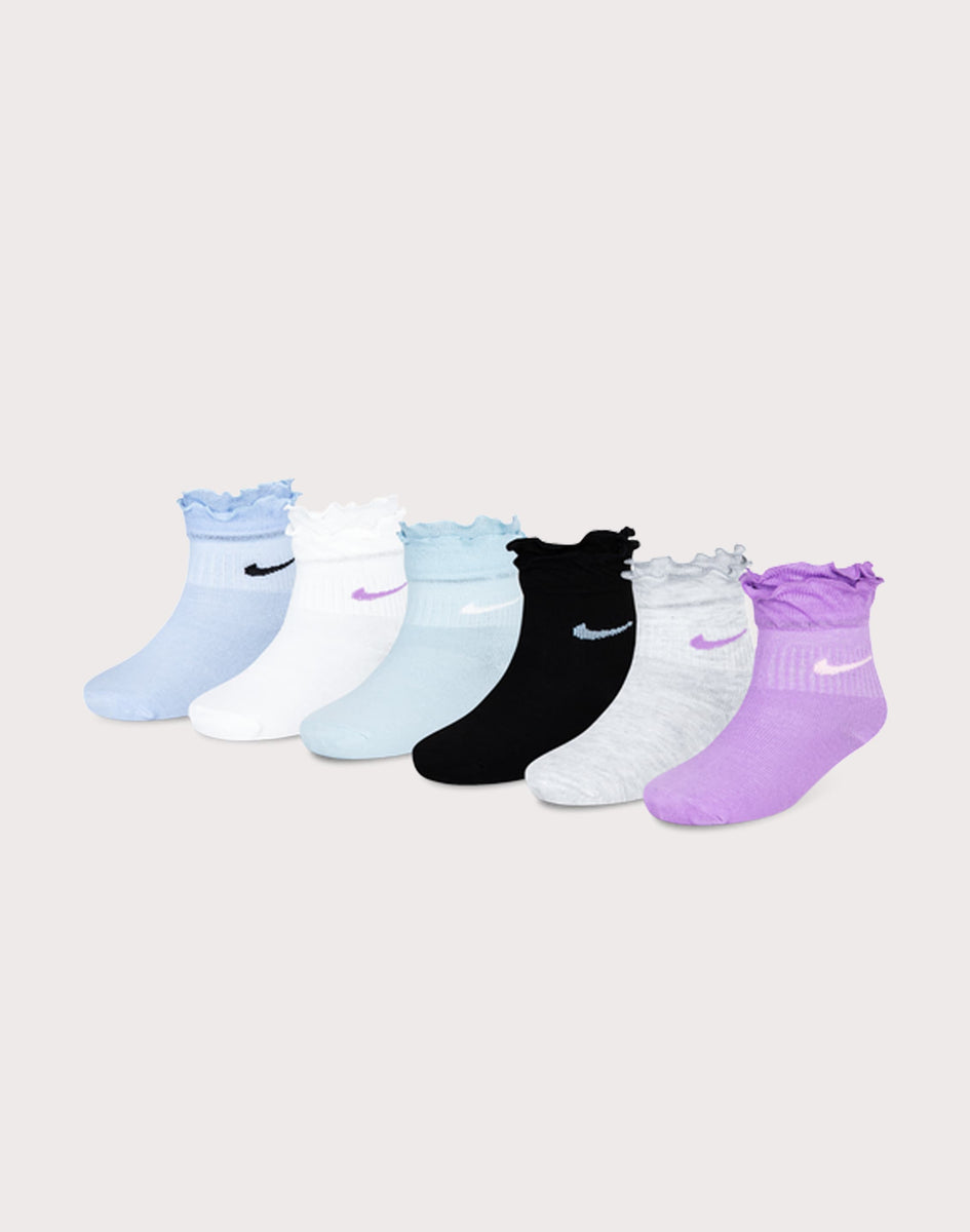 Nike Ruffle Ankle Socks 6-Pack – DTLR