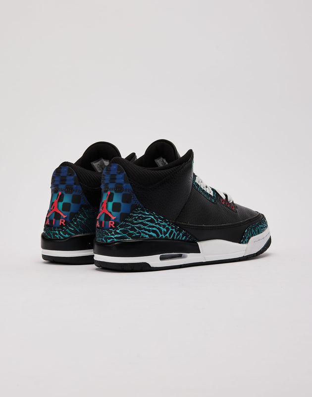 Jordan Air Jordan 3 Retro SE 'Black and Hyper Jade' Grade-School – DTLR