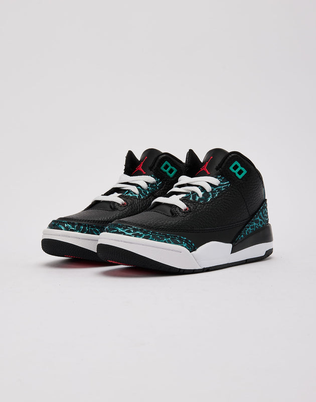 Jordan Air Jordan 3 Retro SE 'Black and Hyper Jade' Pre-School – DTLR
