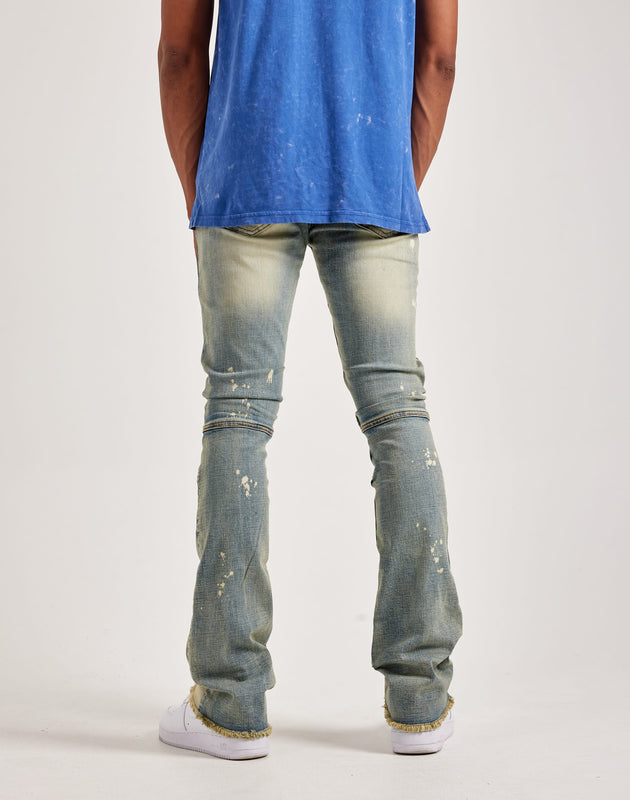 Kilogram Heavy Ripped Stacked Denim Jeans – DTLR