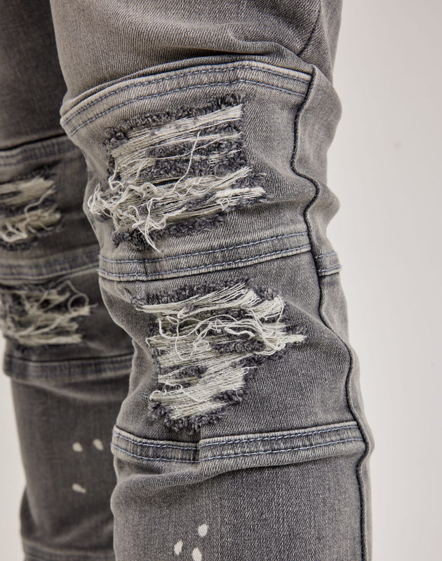 Kilogram Heavy Ripped Stacked Denim Jeans – DTLR