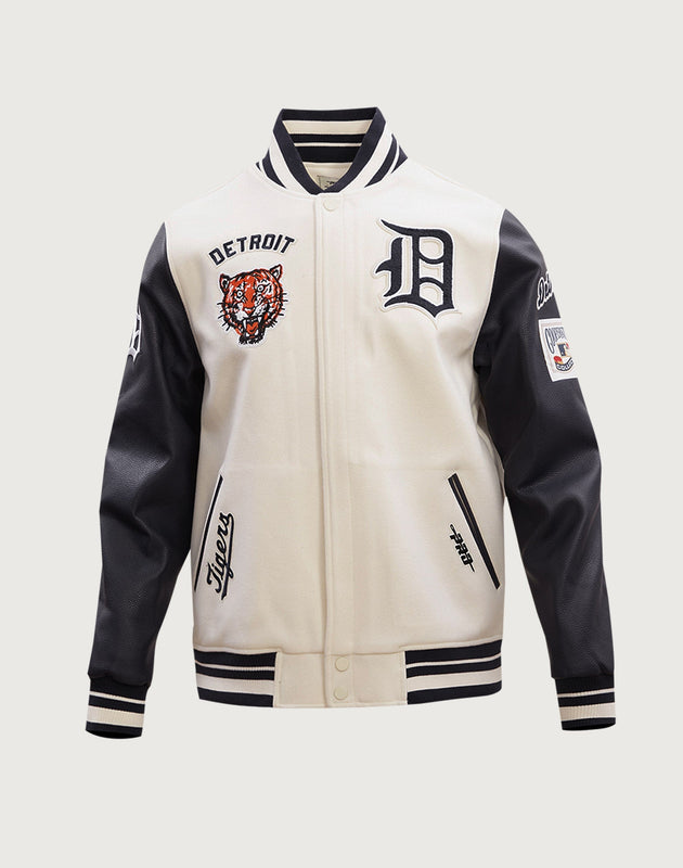 Pro Standard MLB Detroit Tigers Retro Classic Rib Wool Varsity Jacket ...