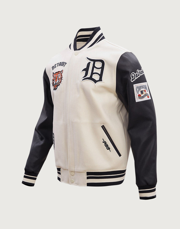 Pro Standard MLB Detroit Tigers Retro Classic Rib Wool Varsity Jacket ...