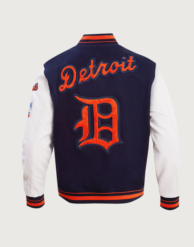 Pro Standard MLB Detroit Tigers Retro Classic Rib Wool Varsity Jacket ...