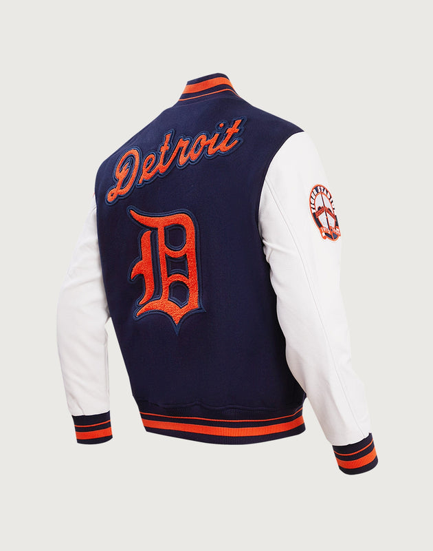 Pro Standard MLB Detroit Tigers Retro Classic Rib Wool Varsity Jacket ...
