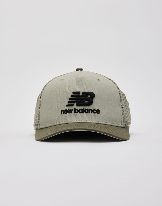 New Balance Stacked Logo Trucker Hat – DTLR