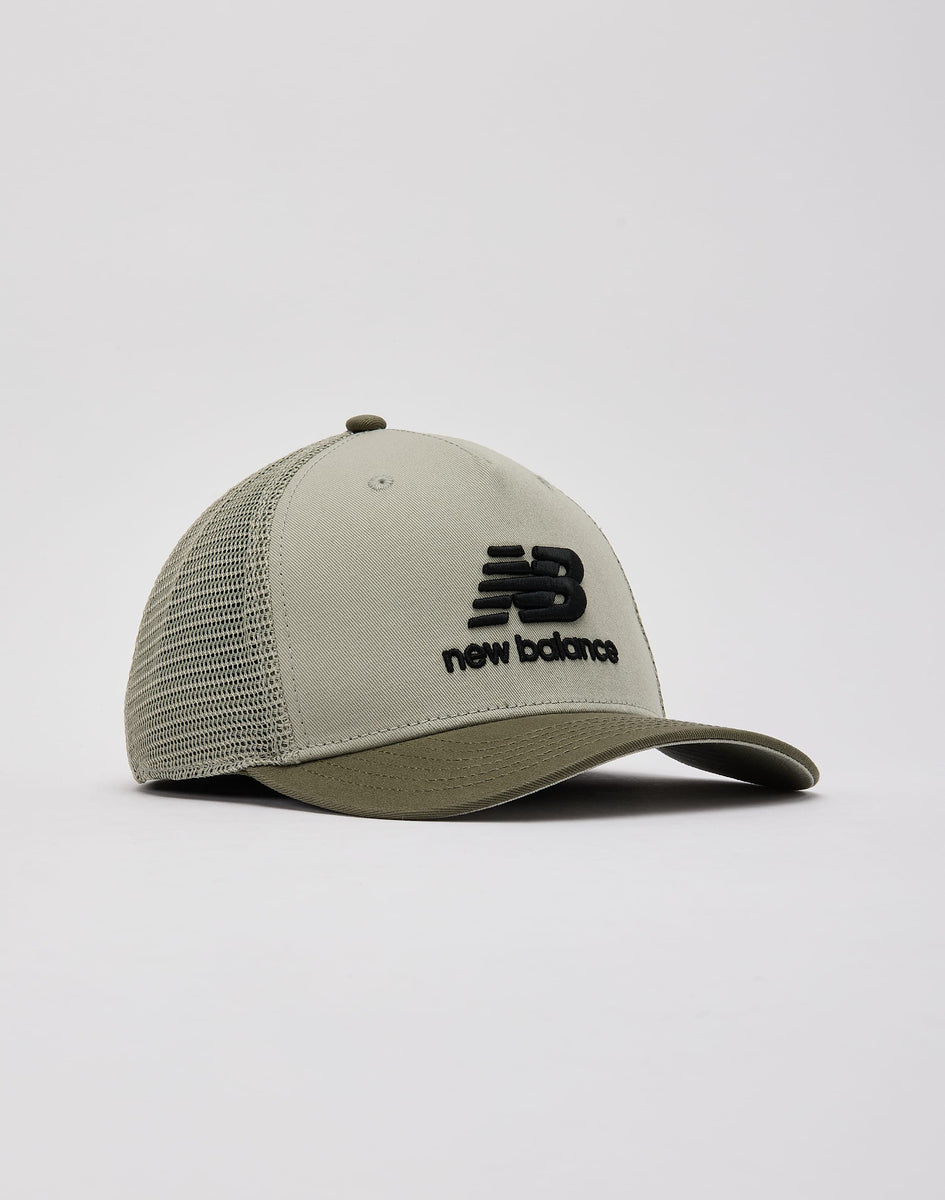 New Balance Stacked Logo Trucker Hat – DTLR