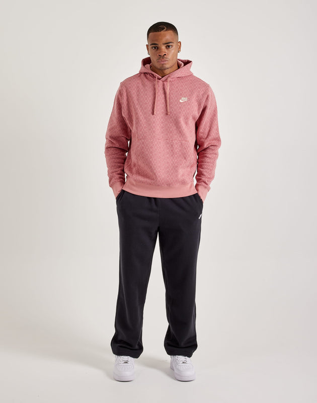 Nike Monogram Club Fleece Pullover Hoodie – DTLR