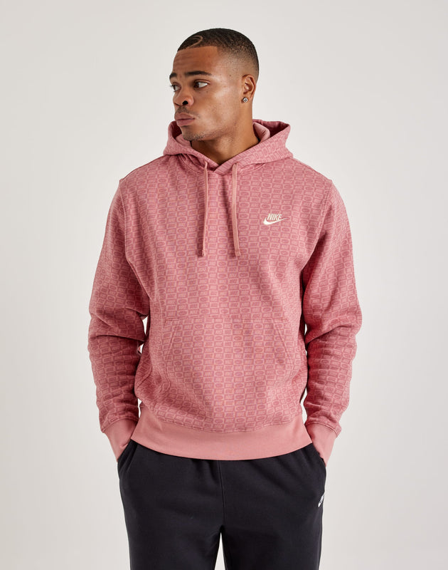 Nike Monogram Club Fleece Pullover Hoodie – DTLR