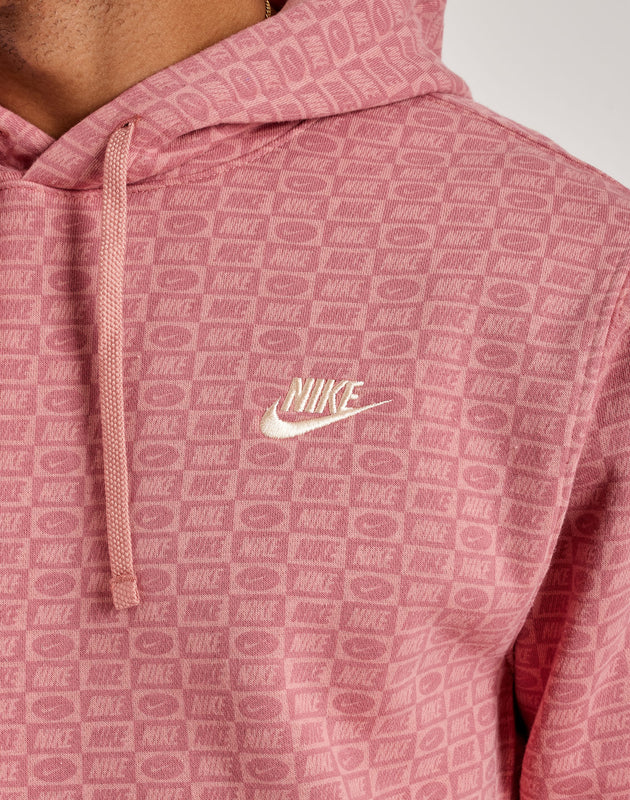 Nike Monogram Club Fleece Pullover Hoodie – DTLR