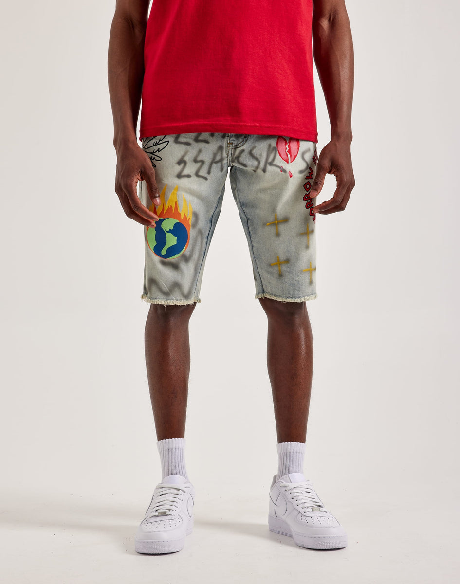 Embellish Nyc Rip-Off Denim Shorts – DTLR