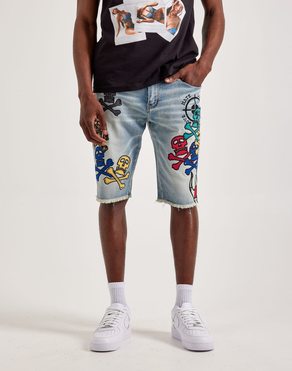 Embellish Nyc Rip-Off Denim Shorts – DTLR