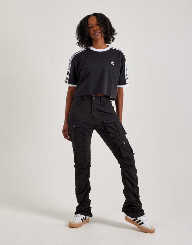 Adidas 3-Stripes Loose Cropped Tee – DTLR