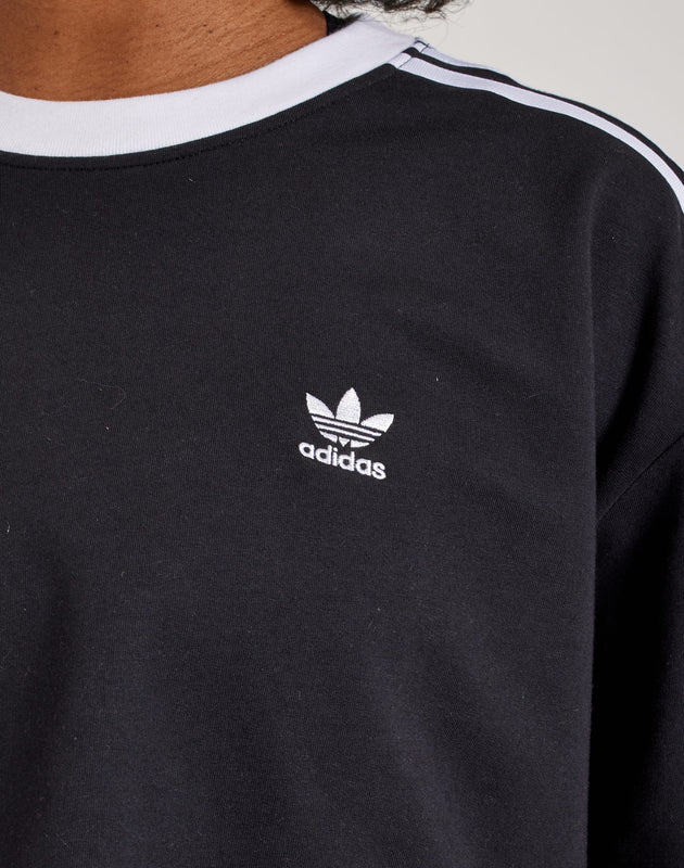 Adidas 3-Stripes Loose Cropped Tee – DTLR