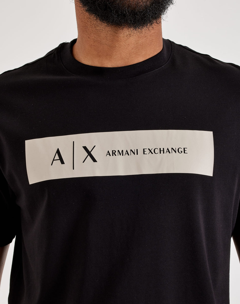 Armani Exchange AX Box Logo Tee – DTLR