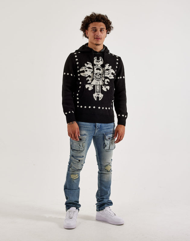 Chapter By Kohli Tool Cross Knit Hoodie – DTLR