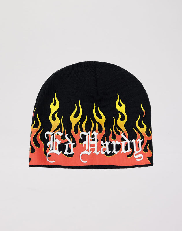 Ed Hardy Tiger Flame Beanie – DTLR