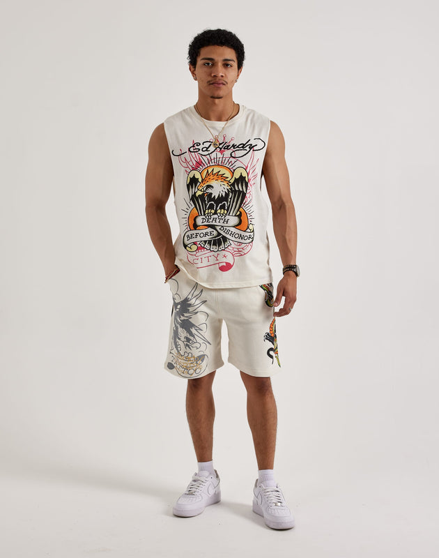 Ed Hardy Death Before Dishonor Eagle Sleeveless Tee – DTLR
