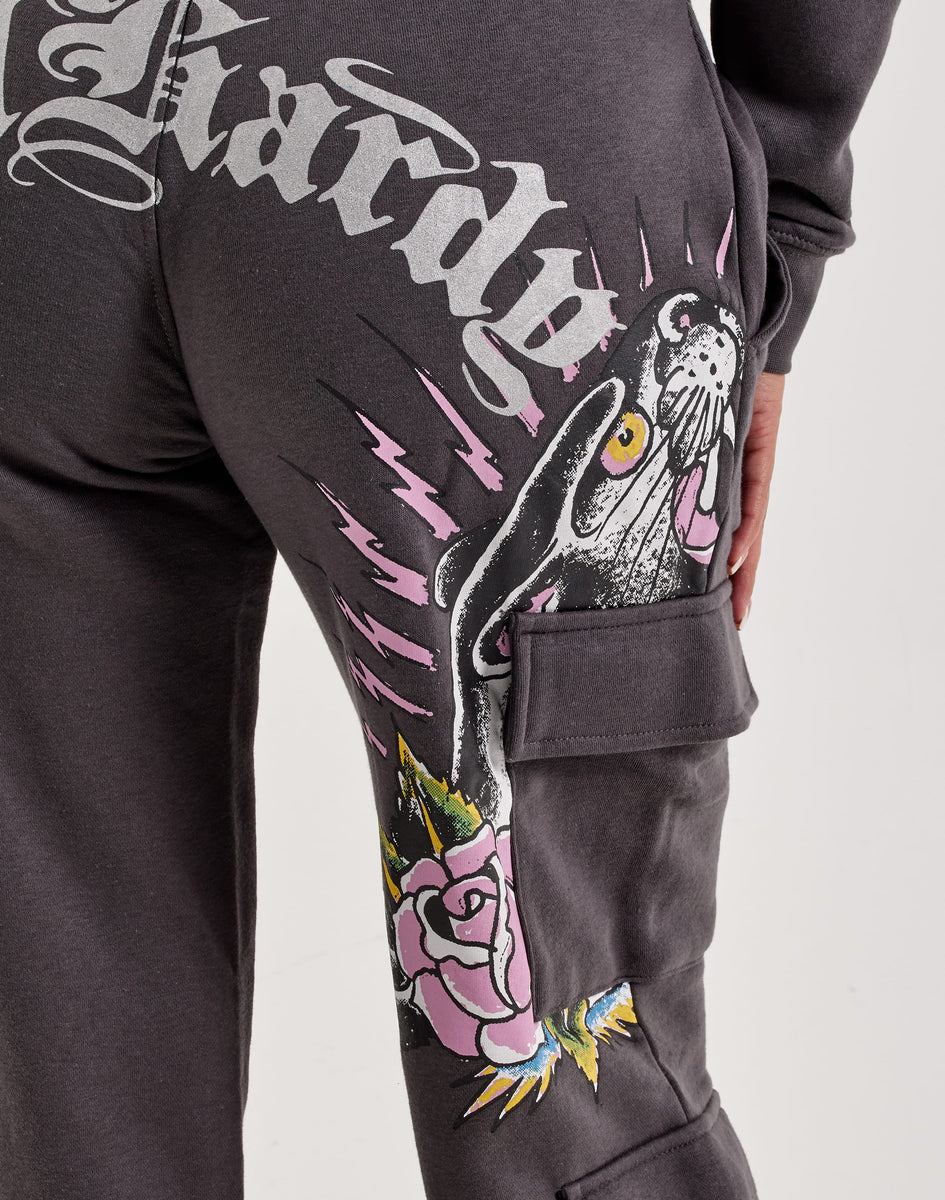 Ed Hardy Panther Y2K Fleece Cargo Sweatpants – DTLR