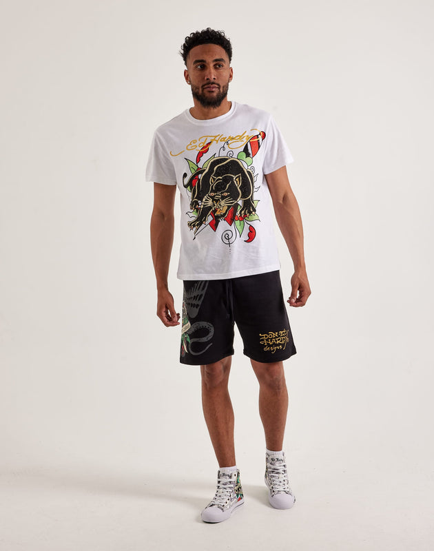 Ed Hardy Dagger Rose Fleece Shorts – DTLR