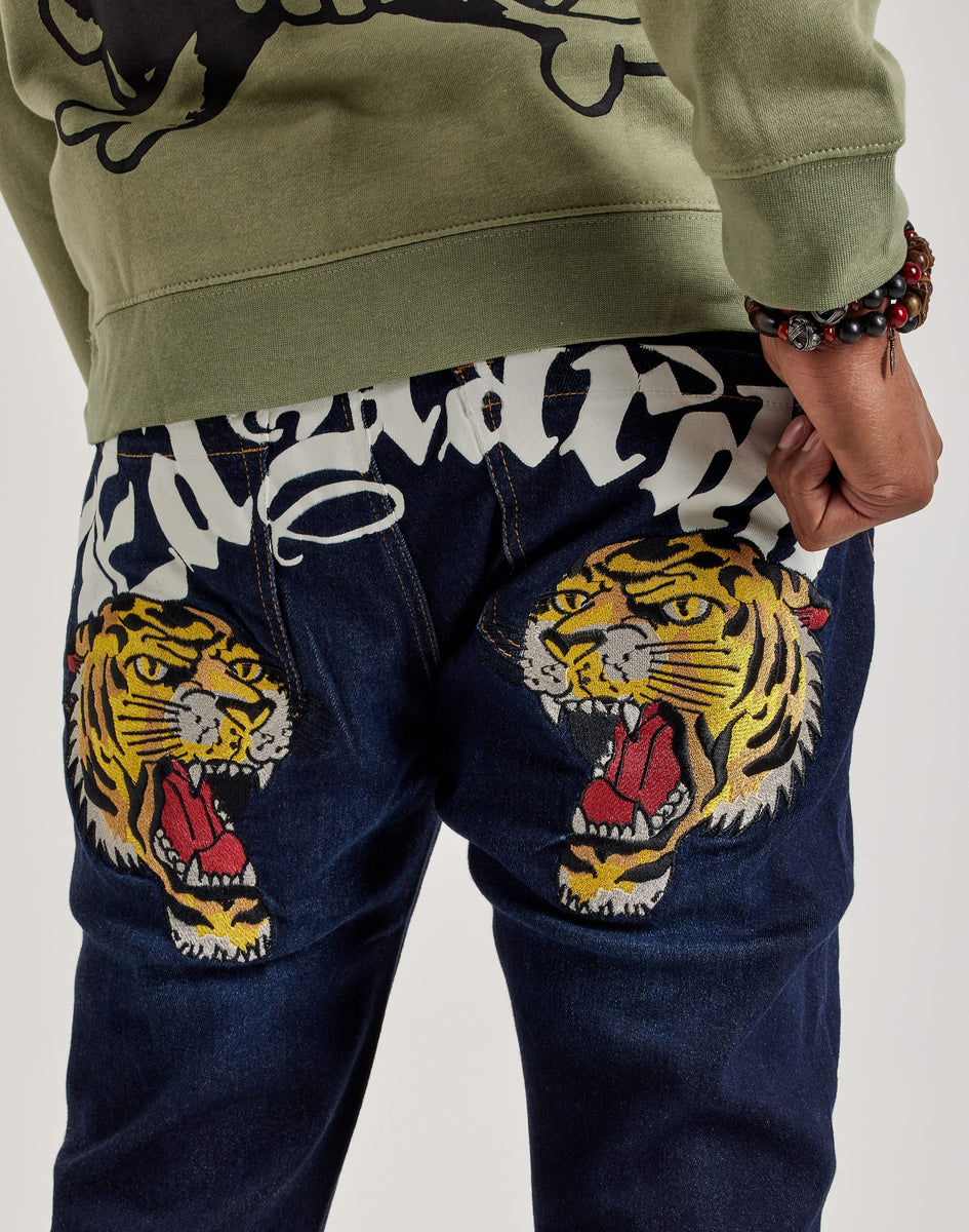 Ed Hardy Tiger Head Jeans – DTLR