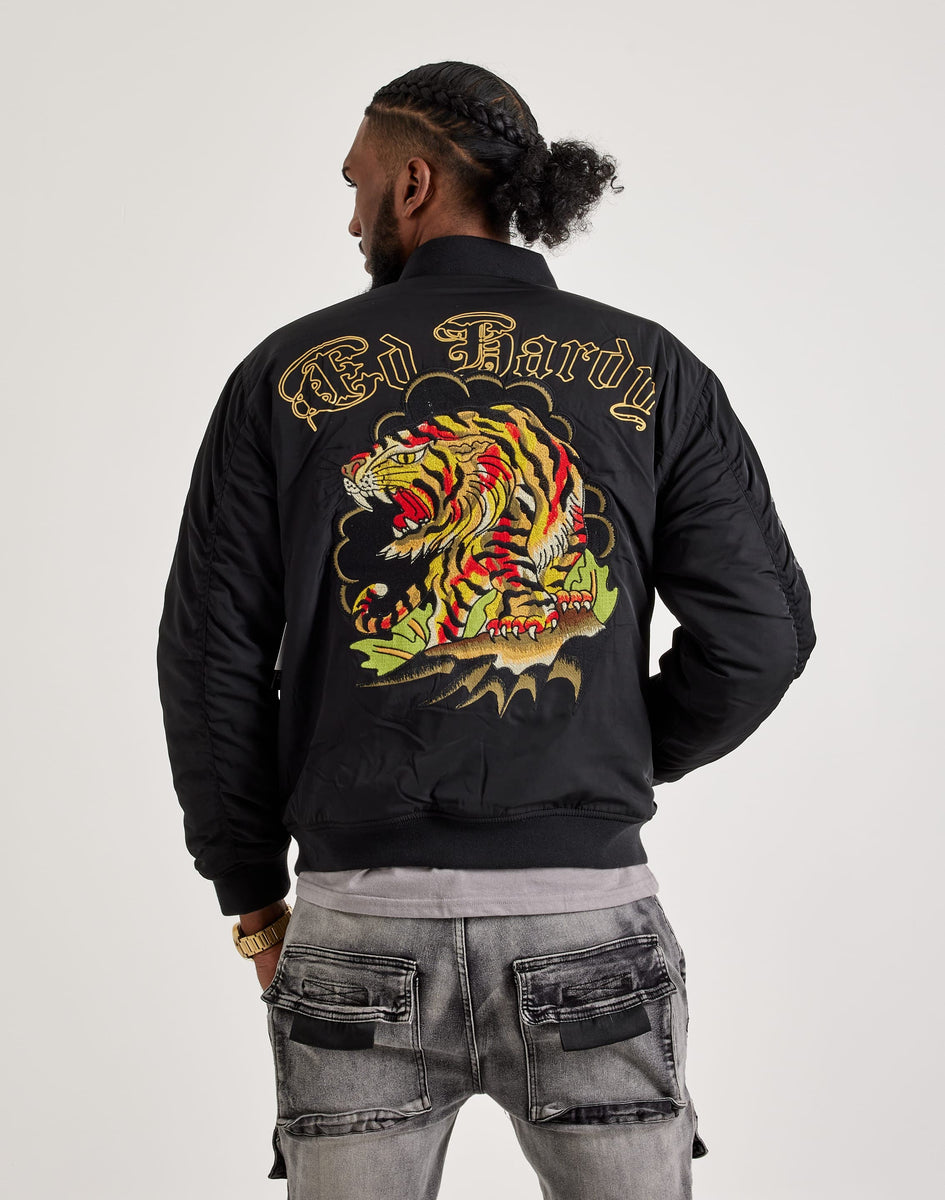 Ed Hardy Tiger Bomber Jacket – DTLR