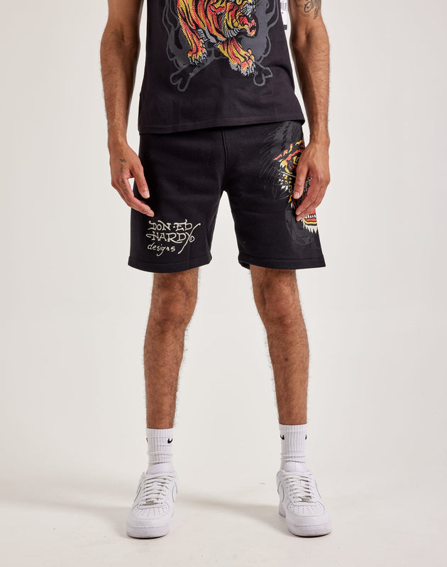 Ed Hardy Tiger Dagger Fleece Shorts – DTLR
