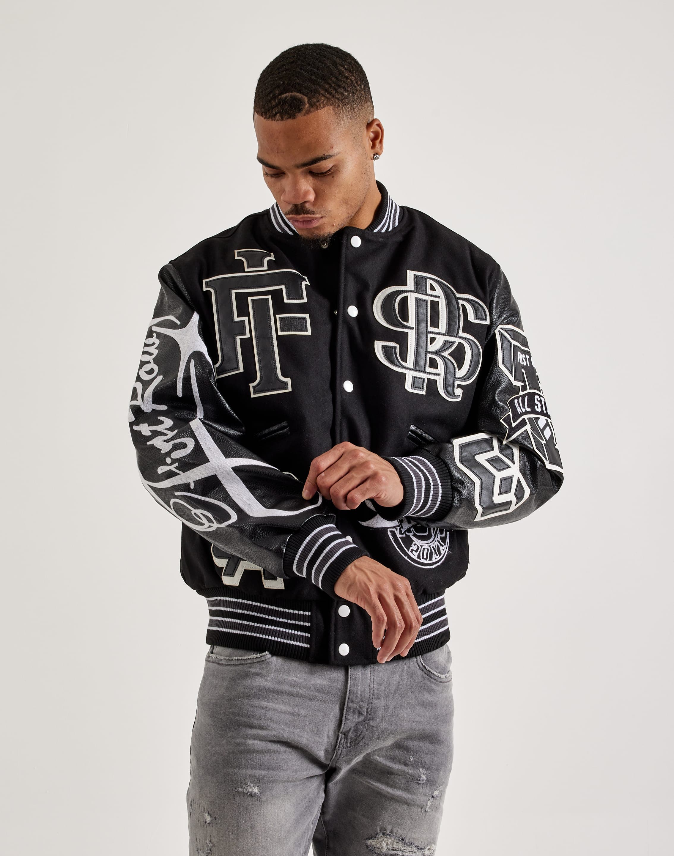 First Row Coexist Varsity Jacket – DTLR